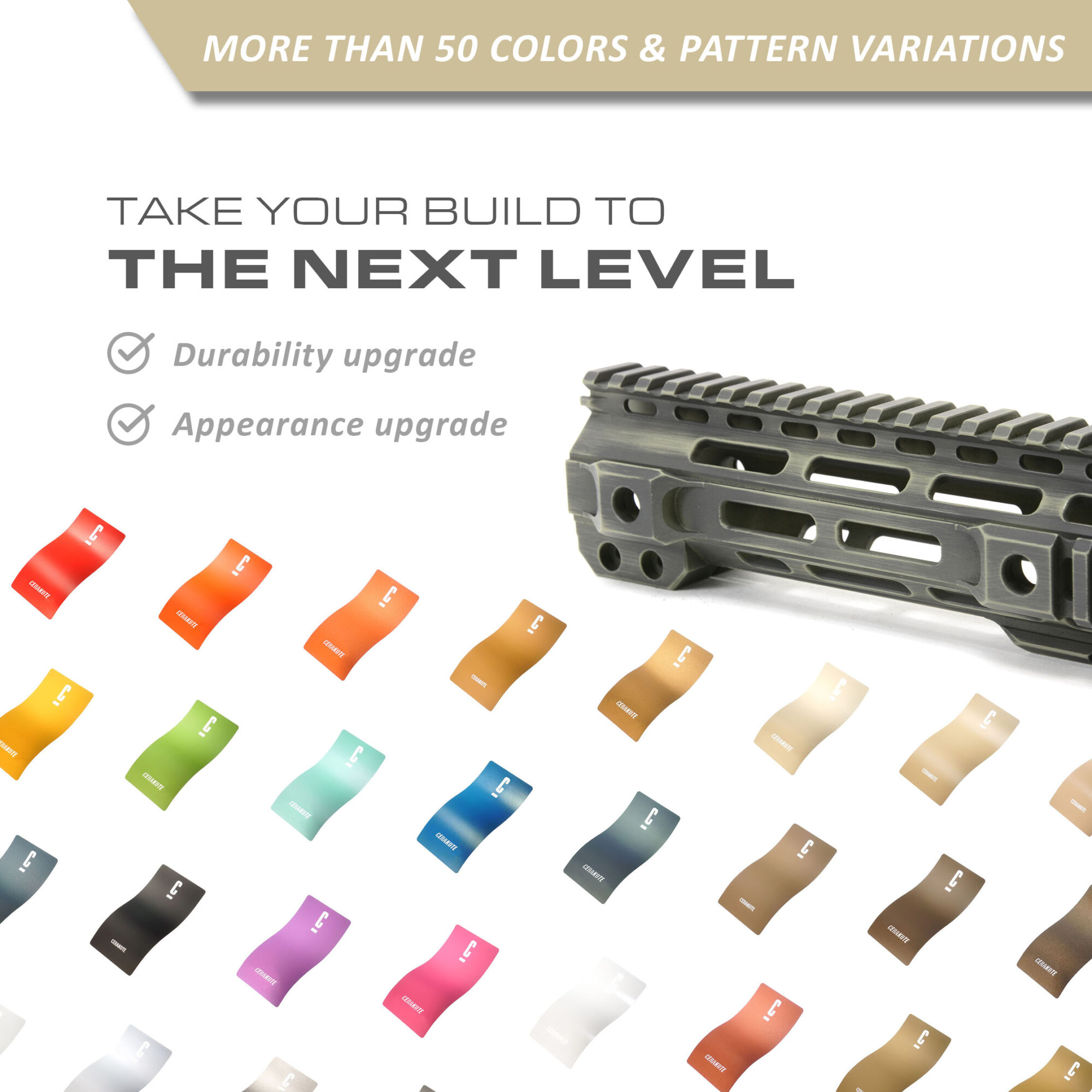 ADD Custom Cerakote to a Builders Set - 3 Color Camo