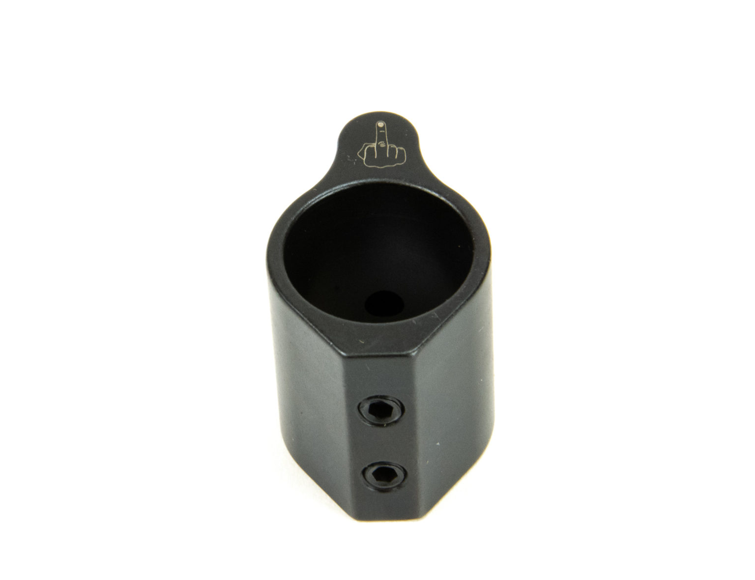 BKF .750 Low Profile Gas Block W/ Logo (Middle Finger)