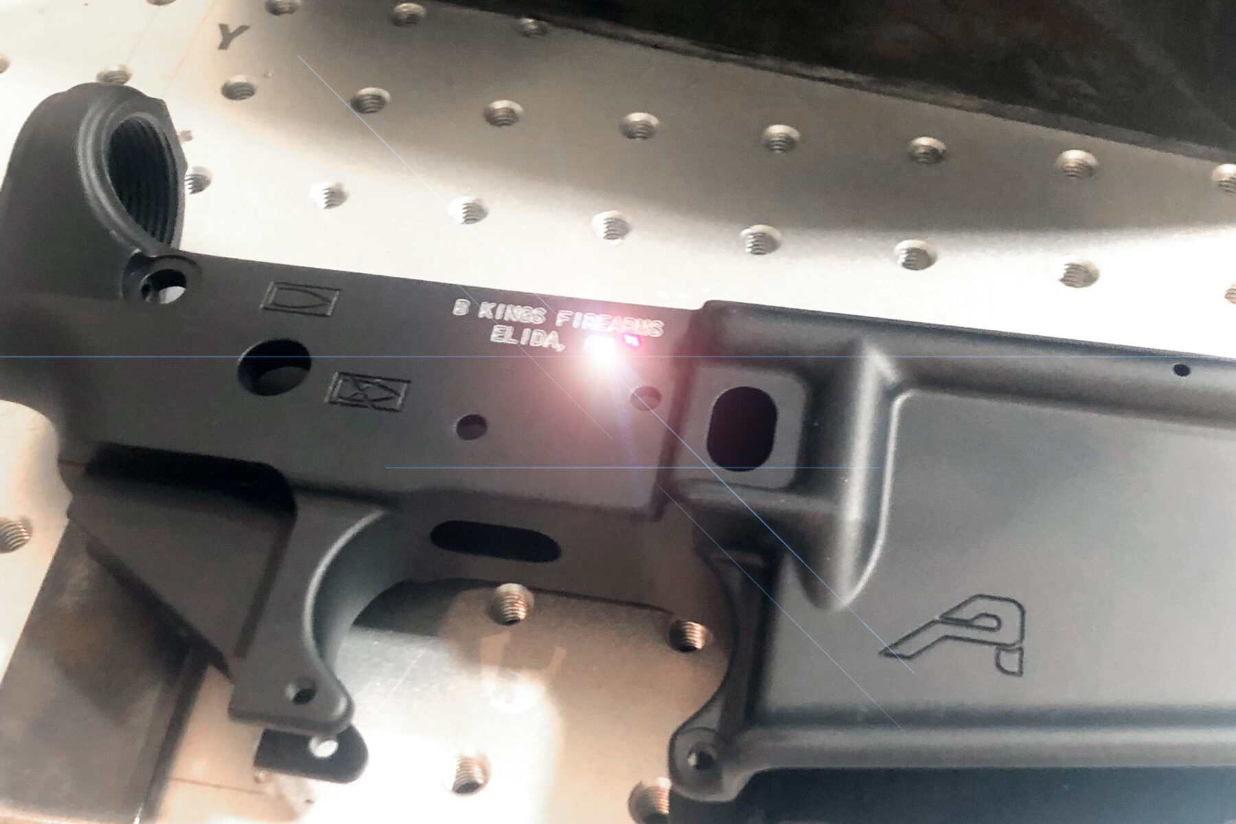 BKF M16A2 Stripped Lower Receiver - Colt Grey Anodizing