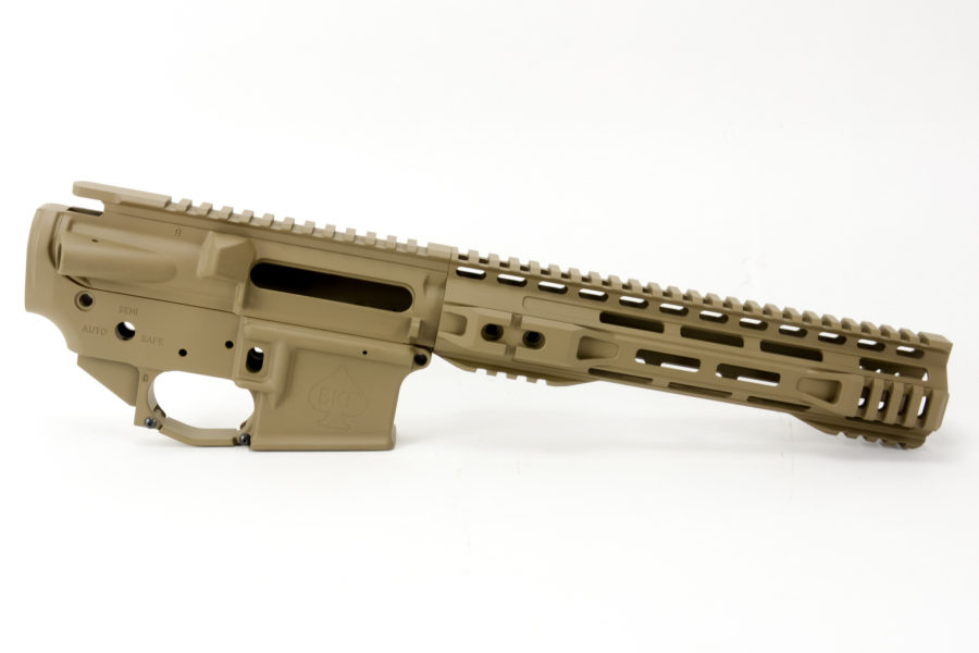 BKF M4 MOD-0 Cerakoted Receiver Set - Tungsten