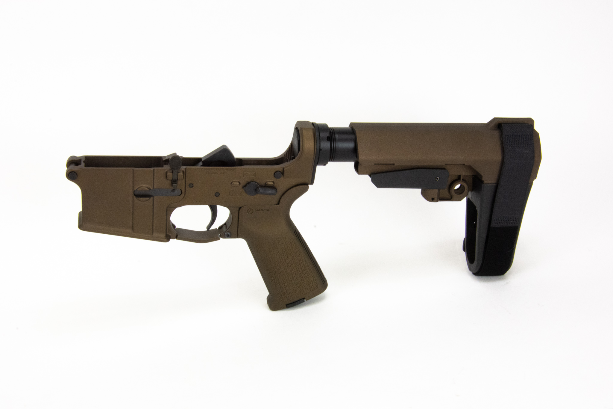 BKF AR15 Complete Lower Receiver W/ Magpul MOE Grip & SBA3 Stock ...