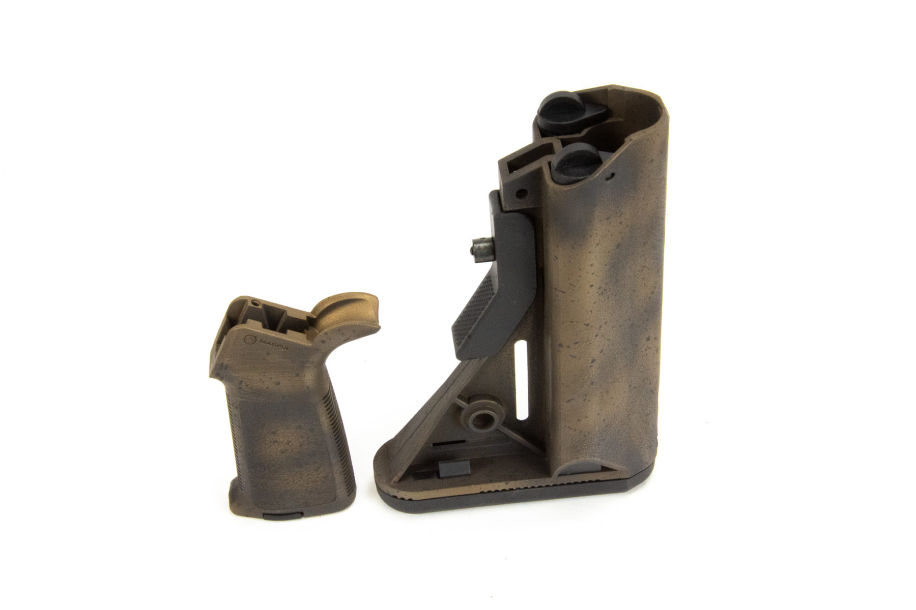 ADD Custom Cerakote to Stock and Grip - (Battleworn)