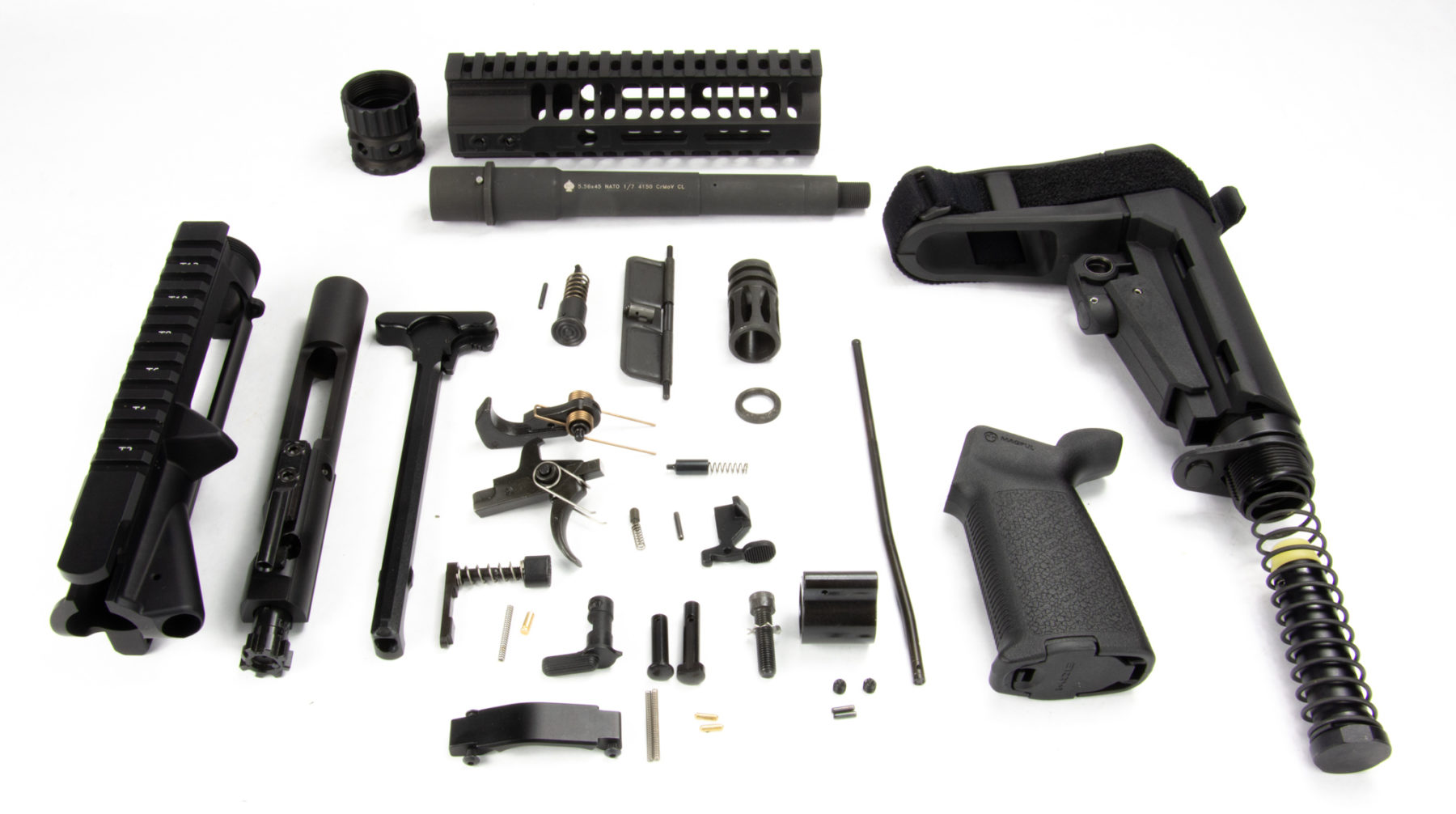 BKF AR15 Lower Magpul MOE Build Kit