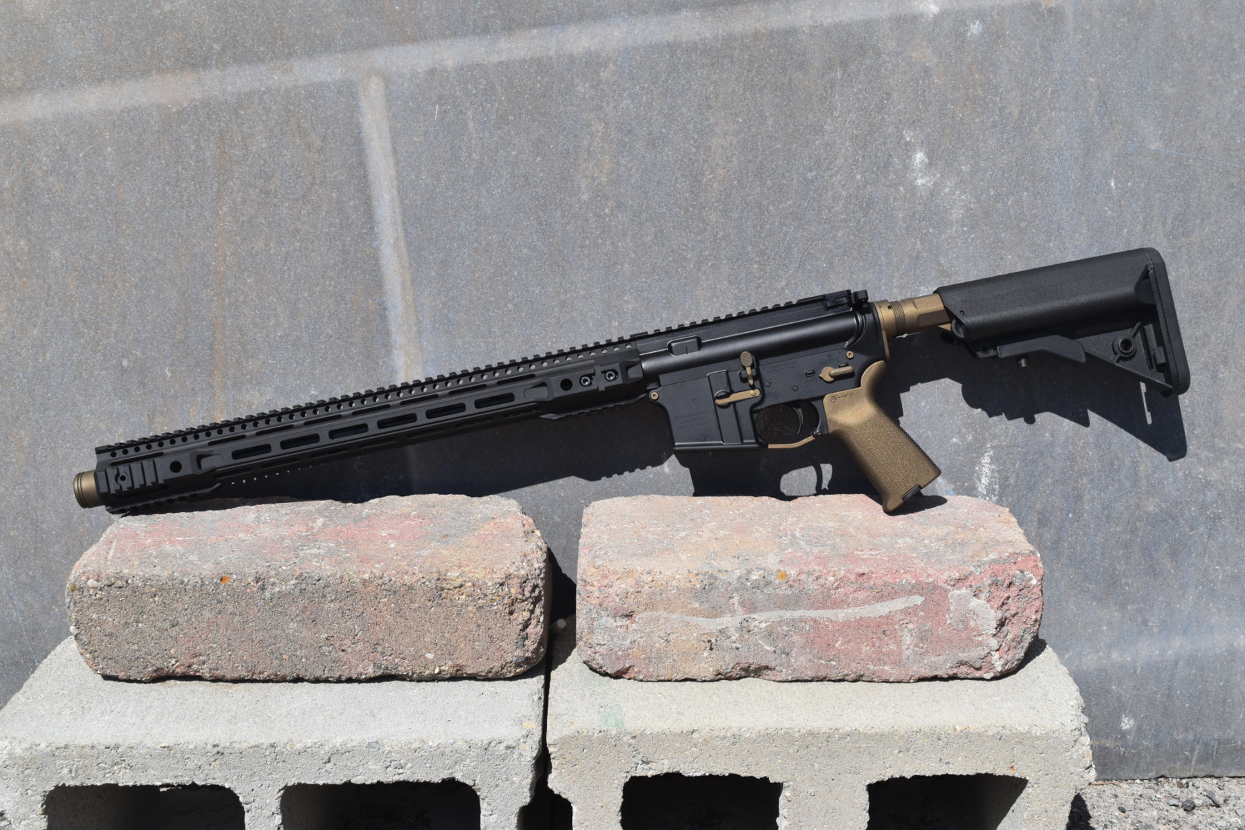 AR15 Magpul MOE Grip - Burnt Bronze Cerakote