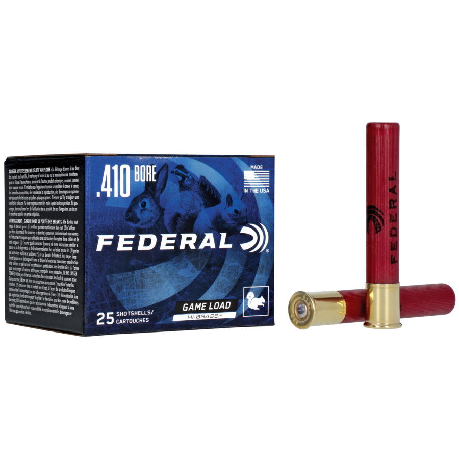 Federal, GameShok, 410 Gauge, 3", #7.5, Max Dram, .6875oz, Shotshell ...