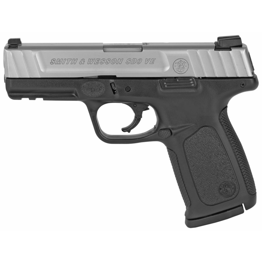 Smith & Wesson, SD9VE, Striker Fired, Semi-Automatic, Polymer Frame ...