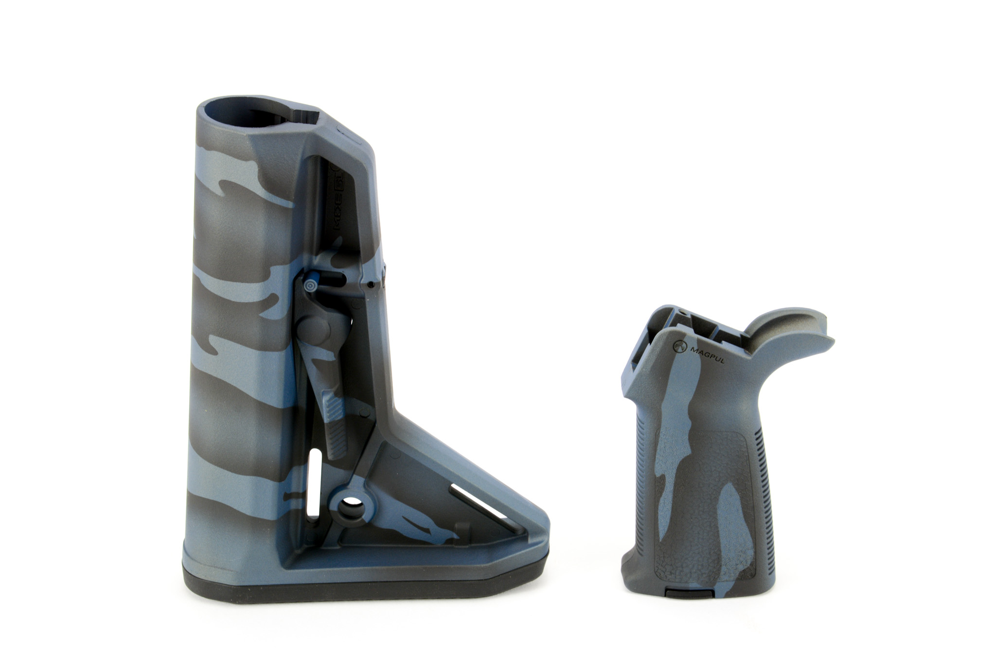 Magpul Moe SL Carbine Stock and MOE Grip Combo- Northern Lights Tiger ...