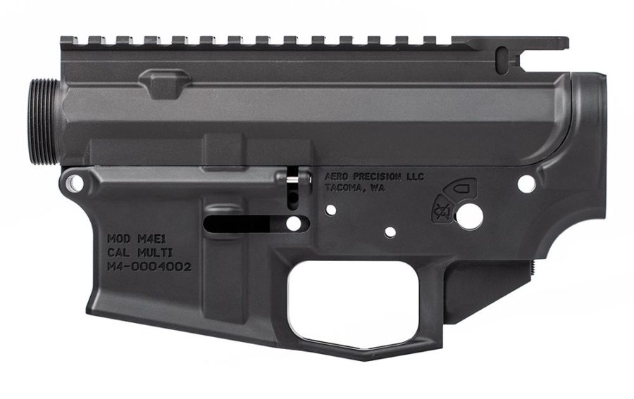 Aero Precision M4E1 Stripped Receiver Set - Anodized Black