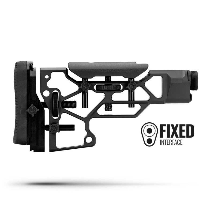 Mdt Srs Skeleton Rifle Stock Fixed Short - Black