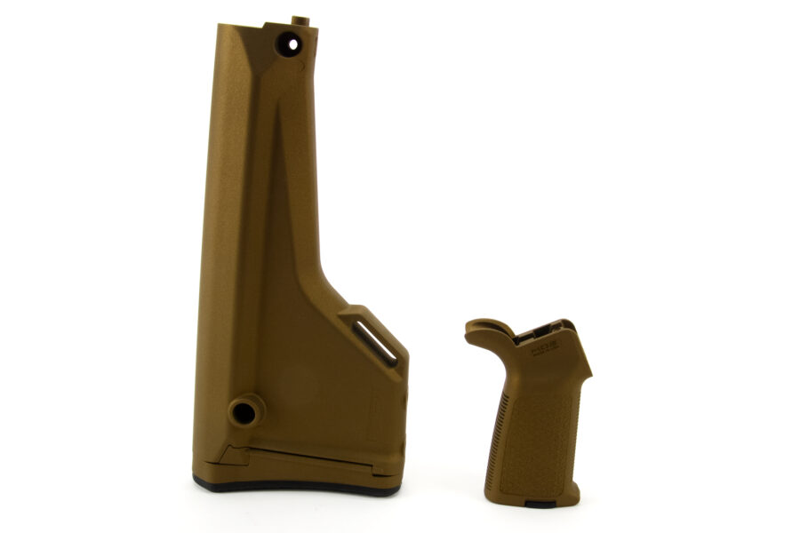 Magpul Moe Rifle Stock Mil-spec and MOE Grip Combo - Burnt Bronze Cerakote