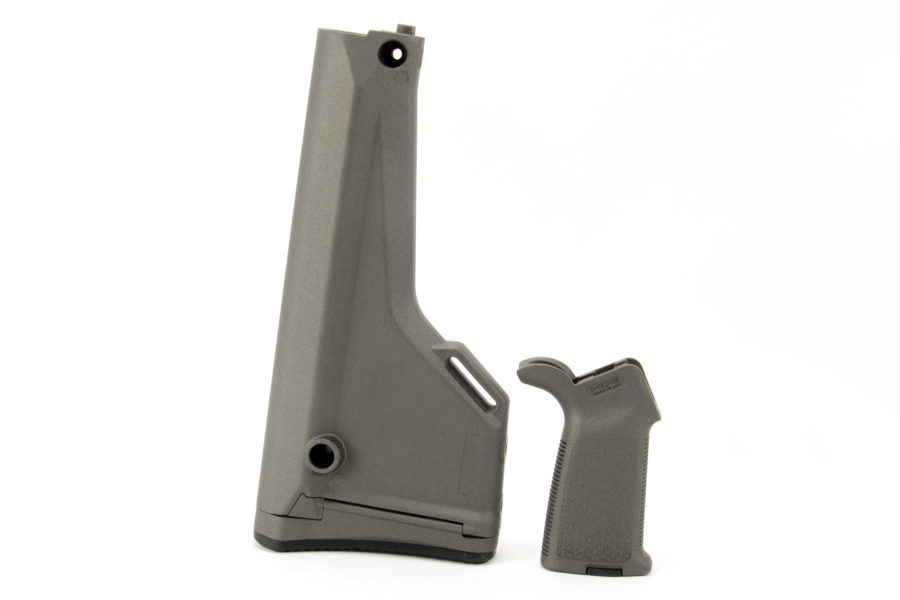 Magpul Moe Rifle Stock Mil-spec and MOE Grip Combo - Tungsten Cerakote