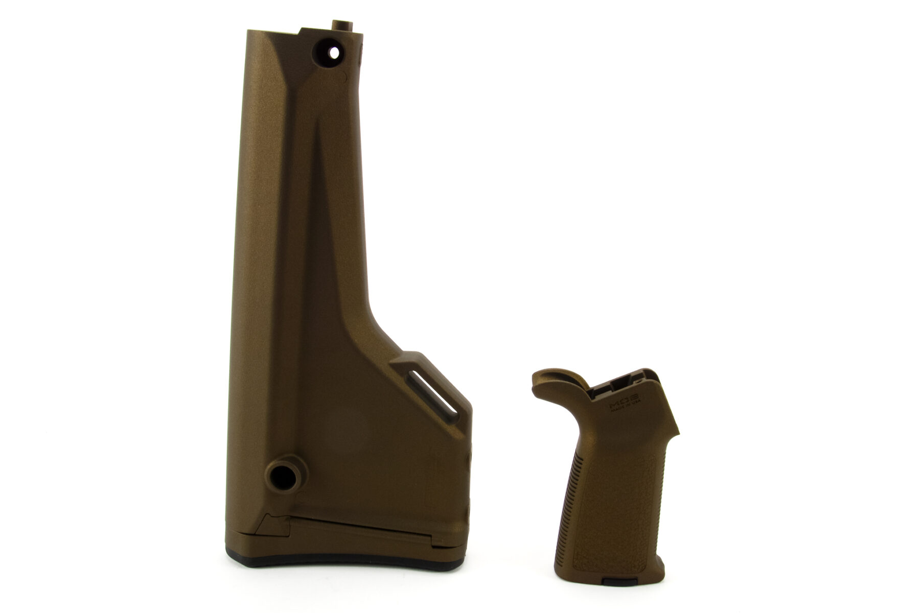 Magpul Moe Rifle Stock Mil-spec and MOE Grip Combo - Midnight Bronze ...
