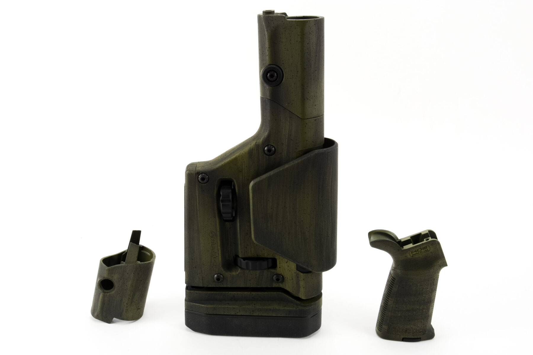 Magpul PRS Rifle Stock Mil-spec and MOE Grip Combo - Bazooka Battleworn ...