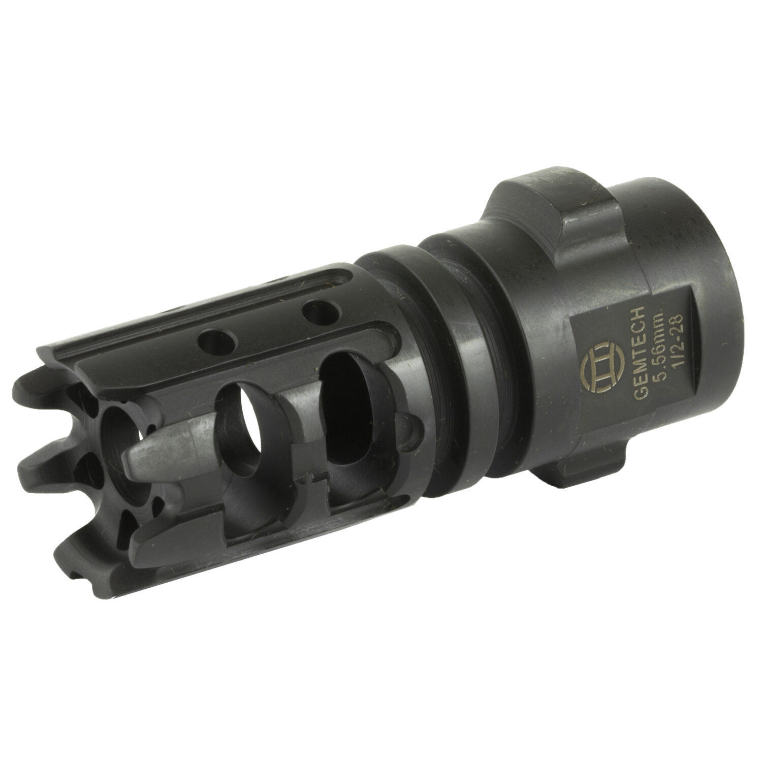 Gemtech QUICKMOUNT Carbon Cutting Muzzle Brake 5.56NATO 1/2X28