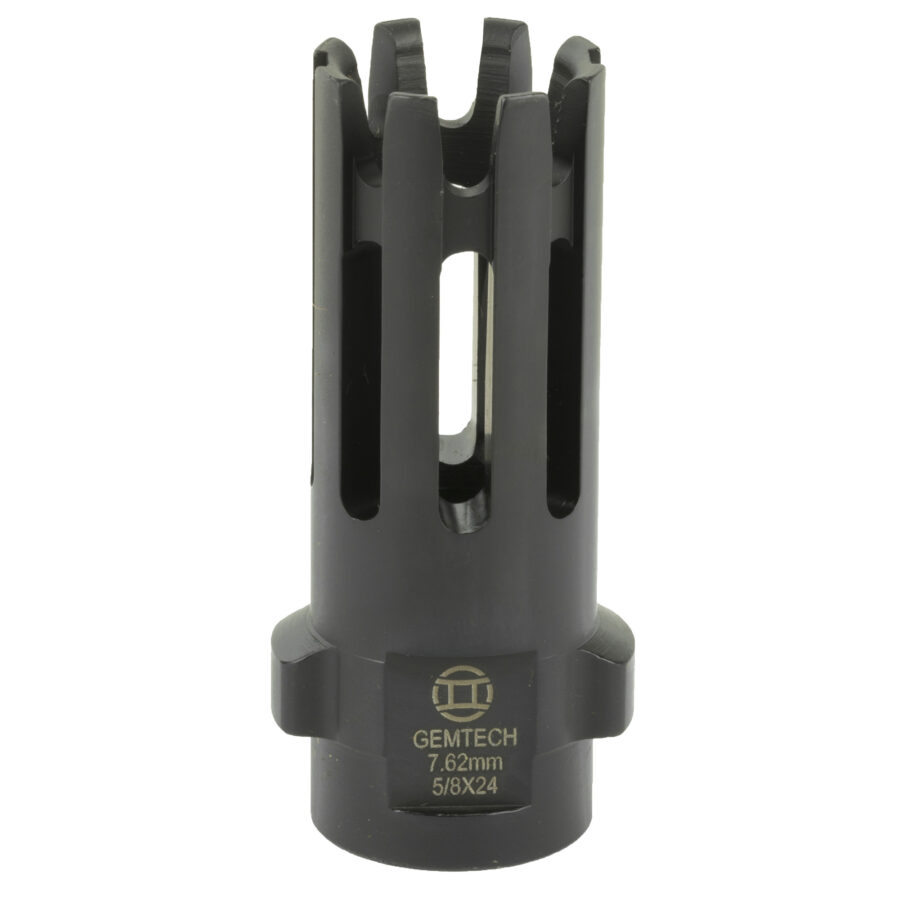 Gemtech, QUICKMOUNT Carbon Cutting Flash Hider 7.62NATO 5/8 X 24