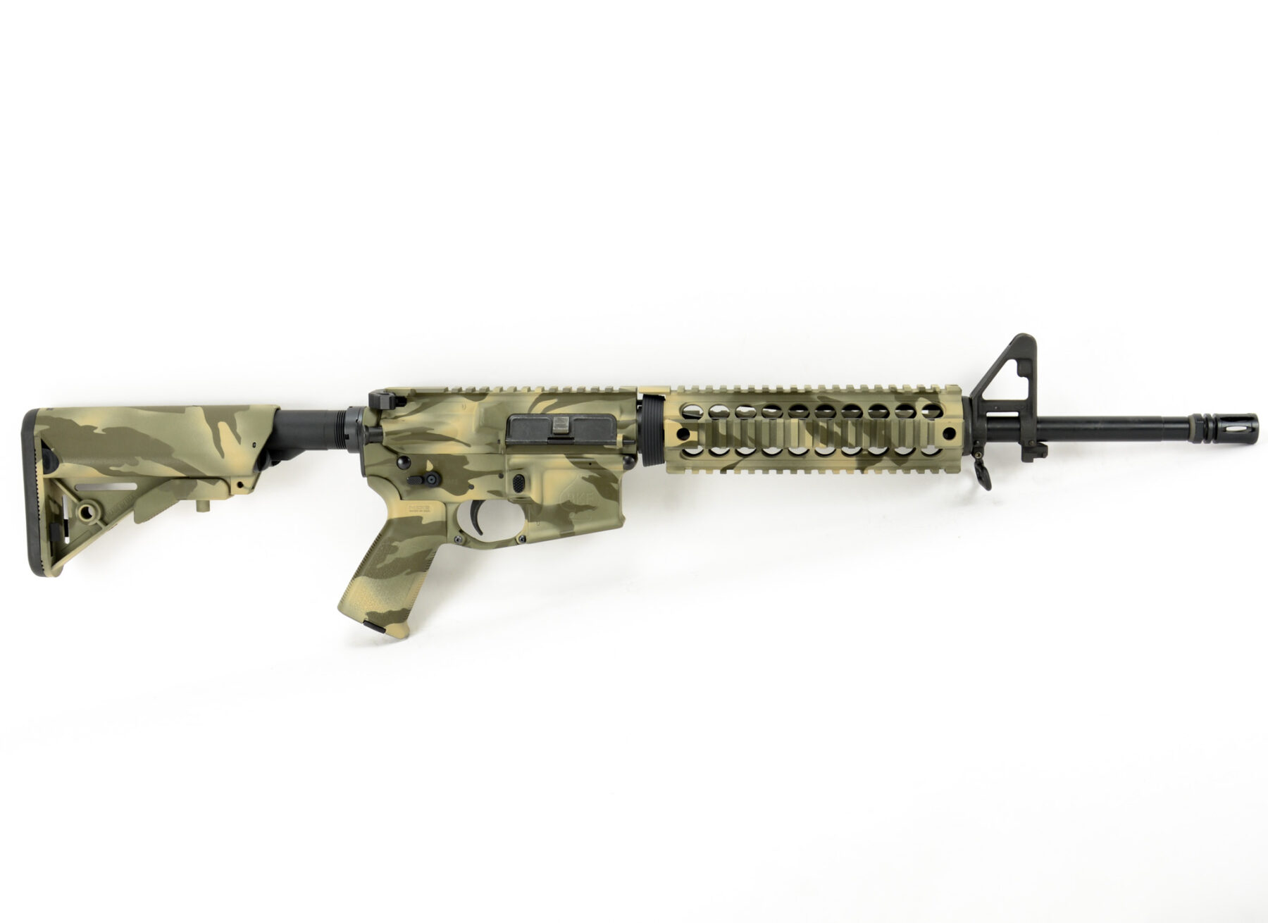 BKF M4 MOD-0 16" 1/7 Twist 5.56 Nato FSB Cerakoted Rifle - Shadowcam ...