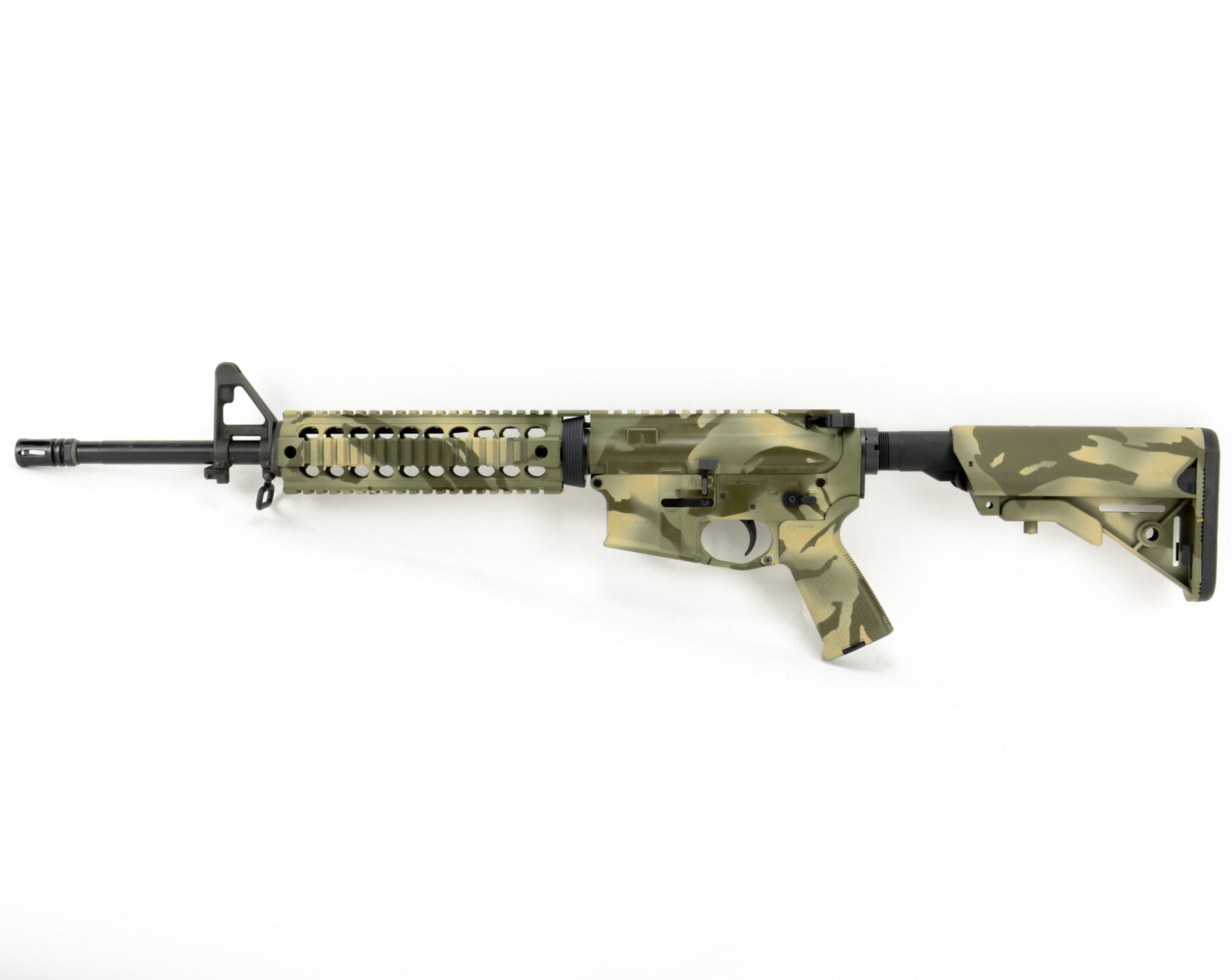 BKF M4 MOD-0 16" 1/7 Twist 5.56 Nato FSB Cerakoted Rifle - Shadowcam ...