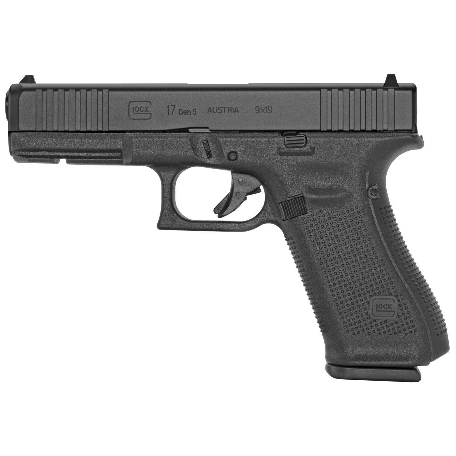 Glock, 17 Gen5, Striker Fired, Semi-automatic, Polymer Frame Pistol ...
