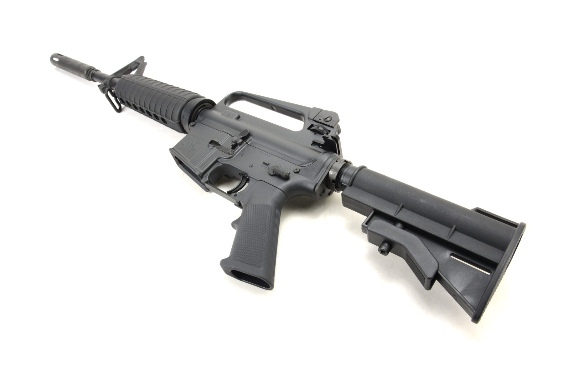 BKF M16A2 11.5" 1/7 Twist 5.56 Nato XM177 Style Retro Rifle - Colt Grey ...
