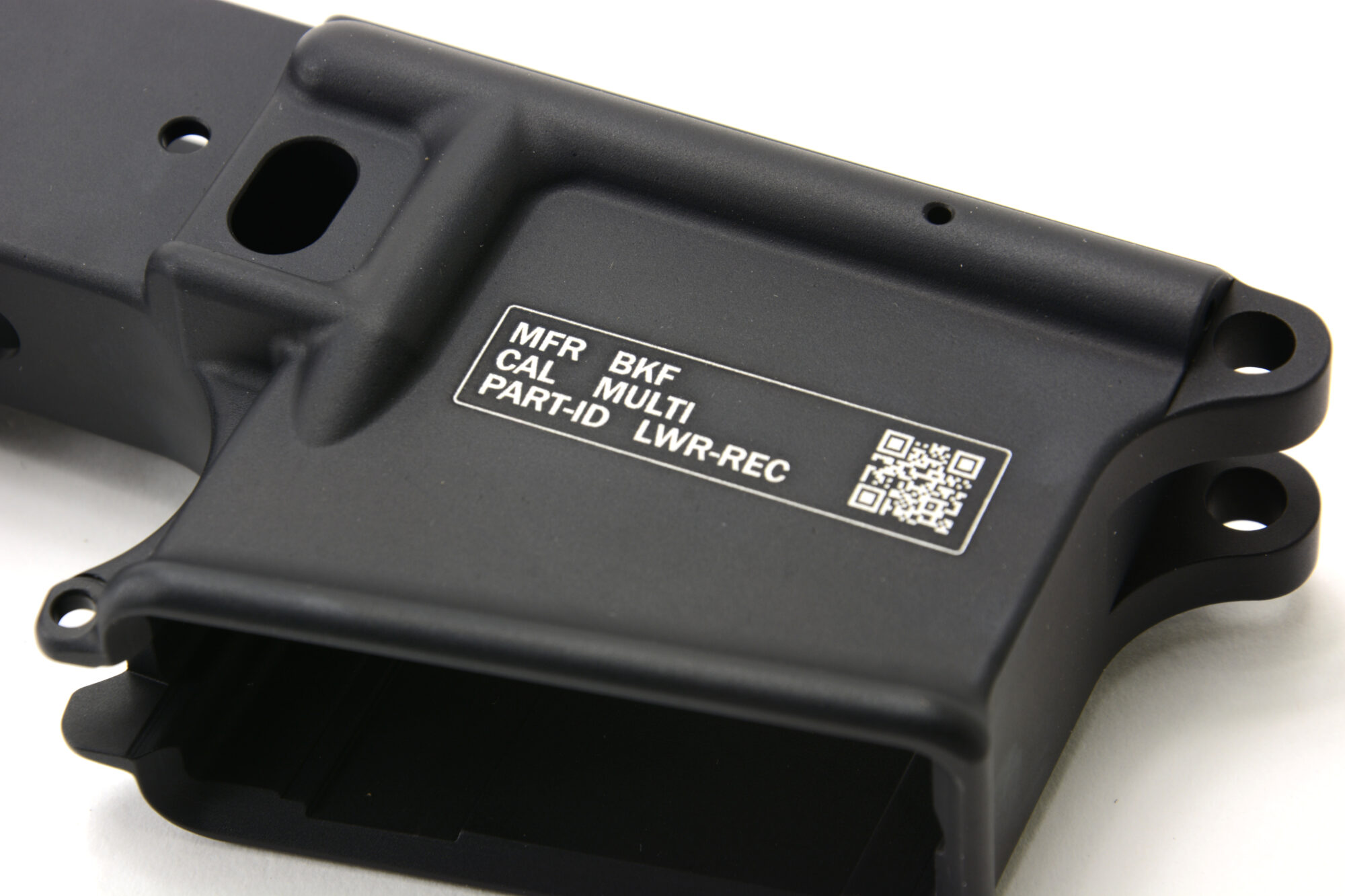 BKF M4A1 Stripped Lower Receiver - Military Armory Style QR/ID Tag ...