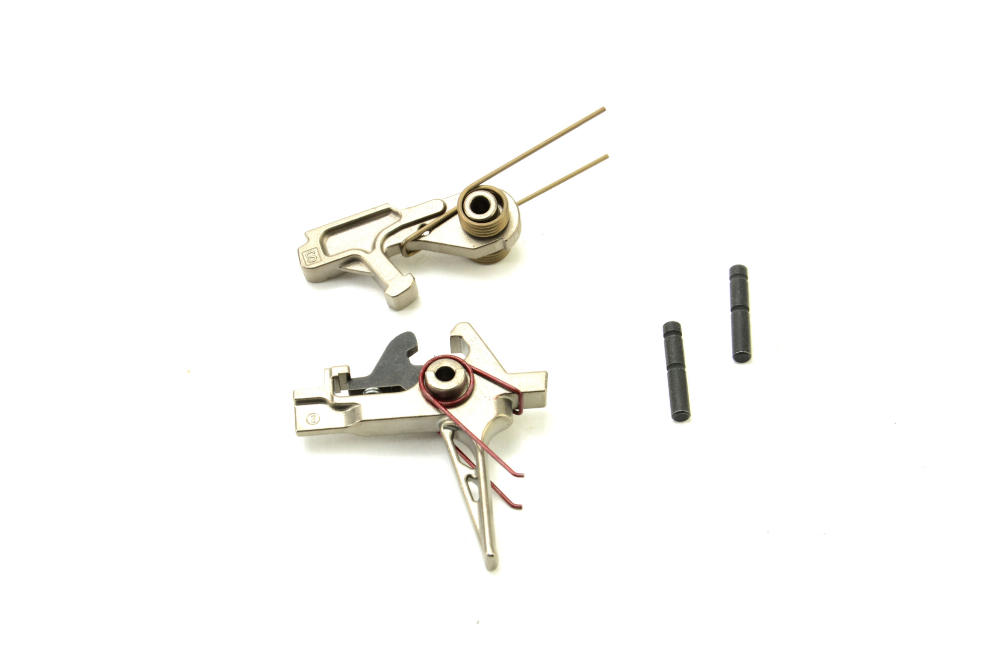 BKF AR15 TF 4.5lb Flat Two Stage Nickel Boron Complete Fire Control ...