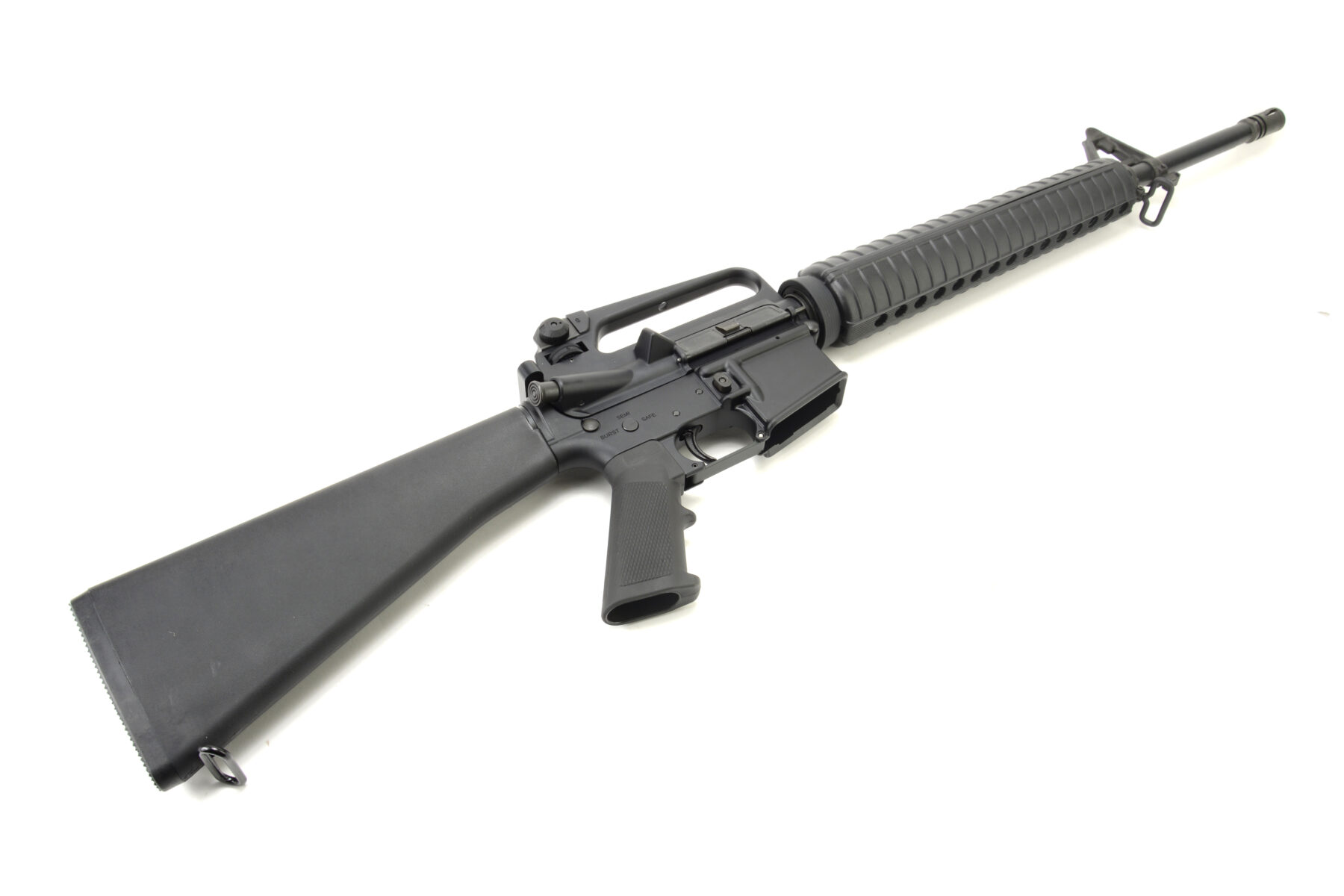 BKF M16A2 20" Chrome Lined Phos 1/7 Twist 5.56 Nato Retro Rifle - Black Anodized BKF M16A2 20 ...
