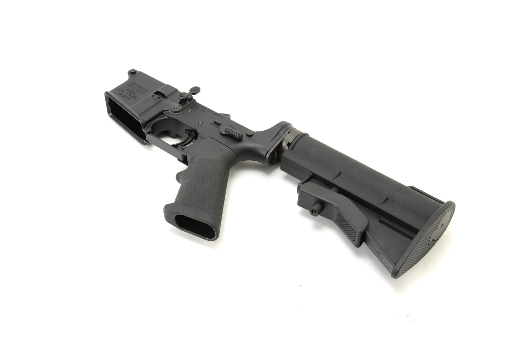 BKF M16A2 Complete CQB Lower Receiver - Colt Grey Anodized