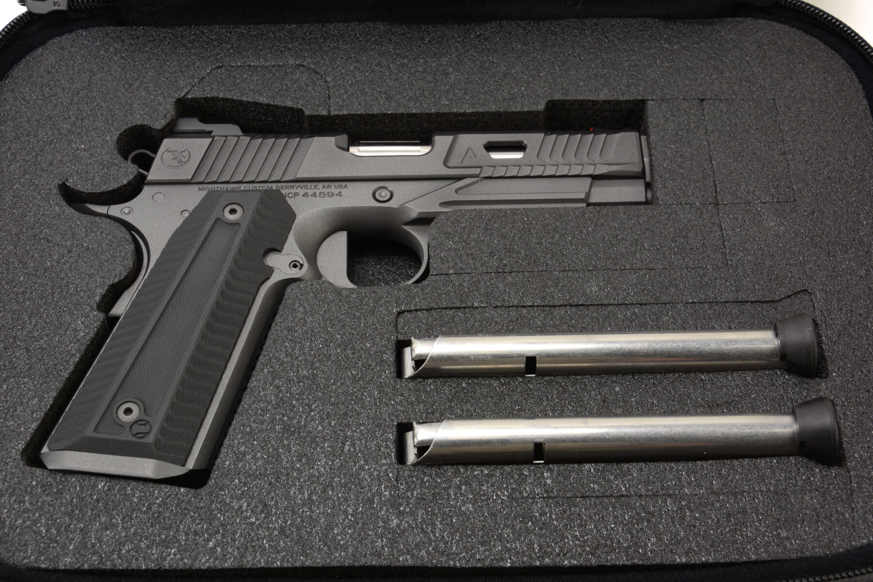 Nighthawk Custom 1911 Agent 2 Commander, .45ACP (Sight Upgrade + IOS ...