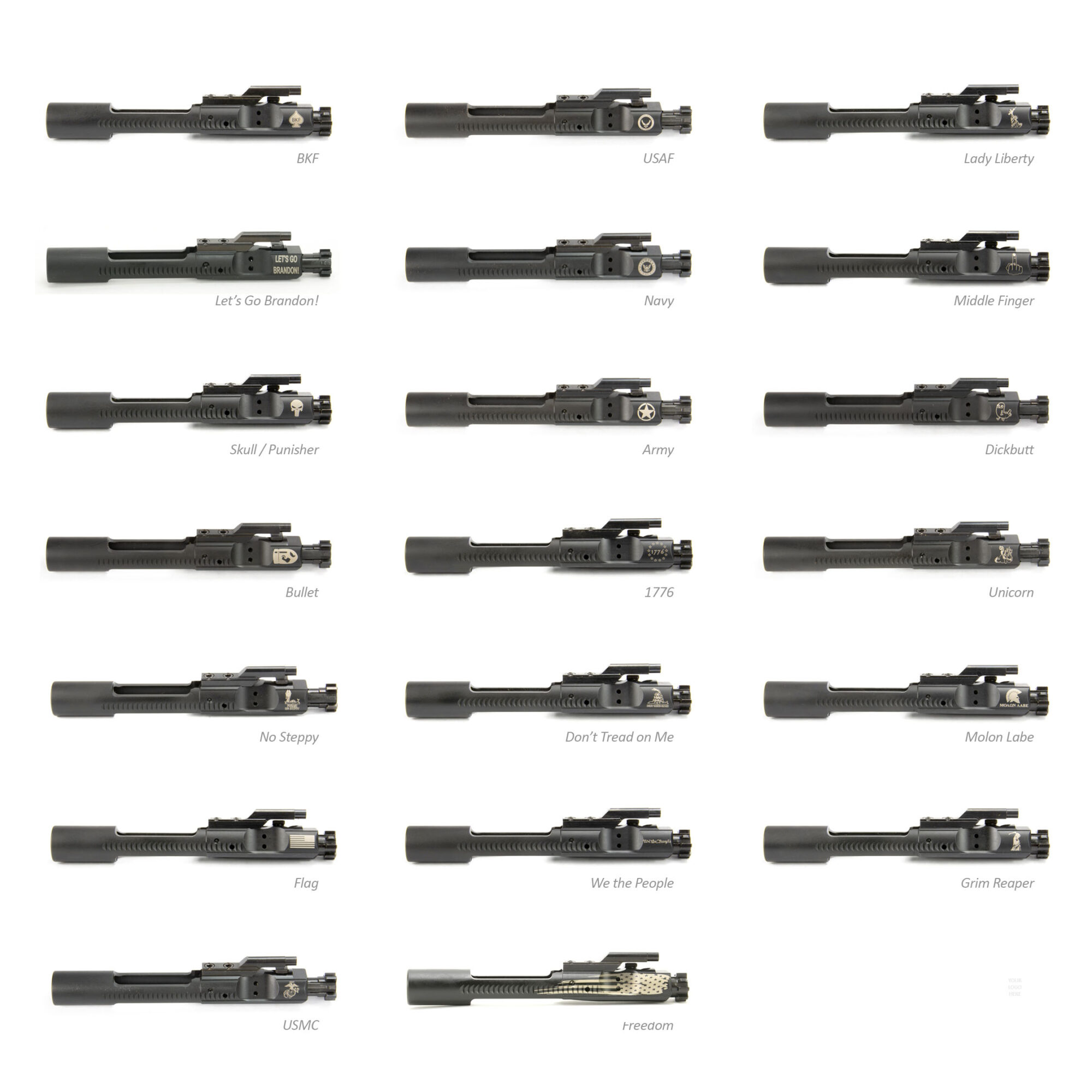 BKF M16 5.56 Bolt Carrier Group - Nitride (BKF)