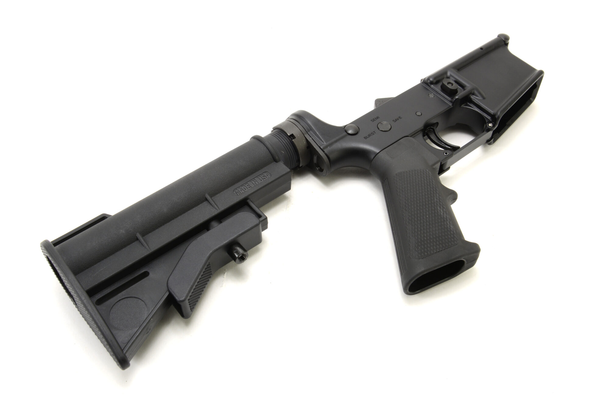 BKF XM4 Carbine Complete CQB Lower Receiver - Black Anodized
