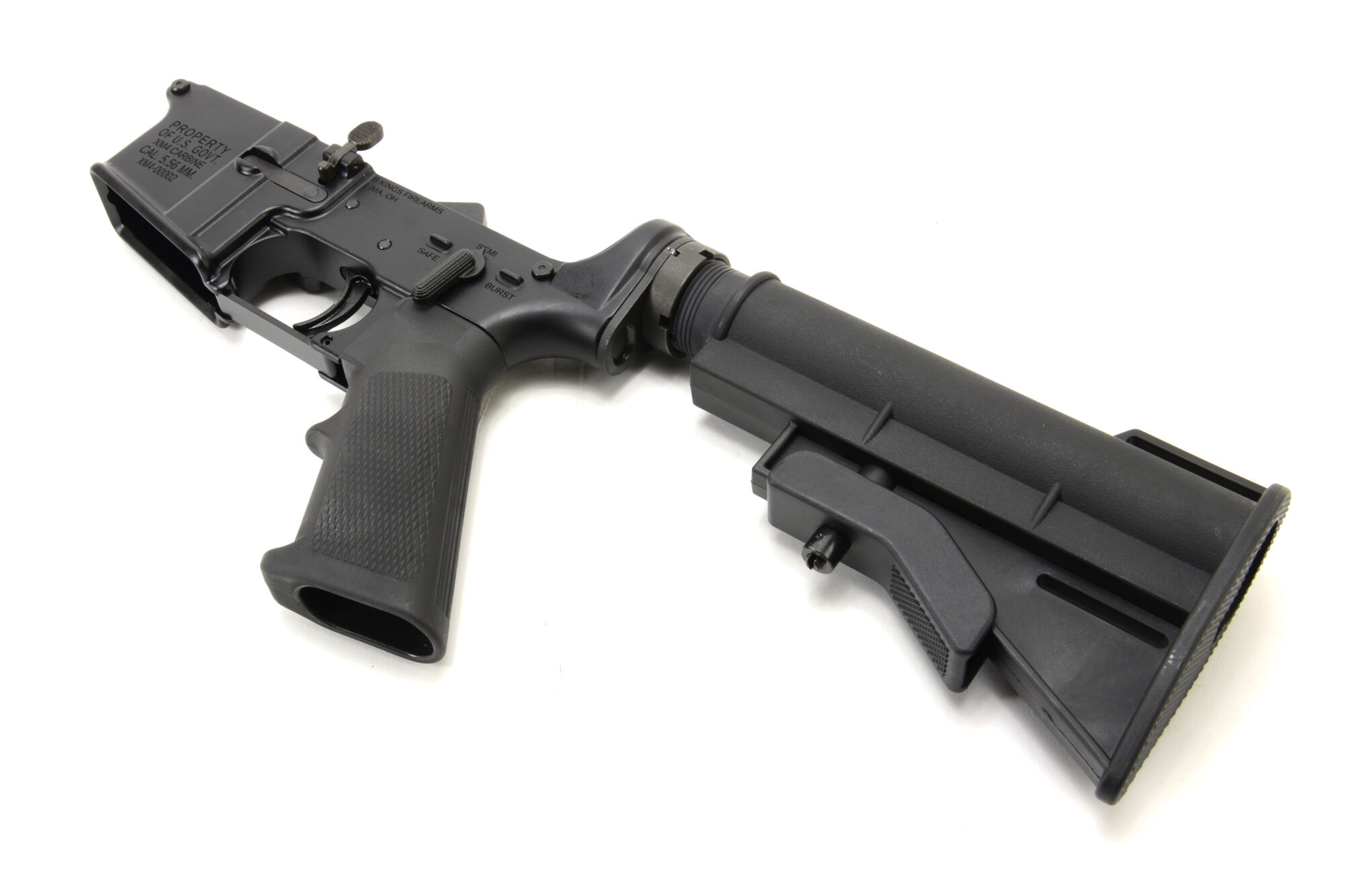 BKF XM4 Carbine Complete CQB Lower Receiver - Black Anodized