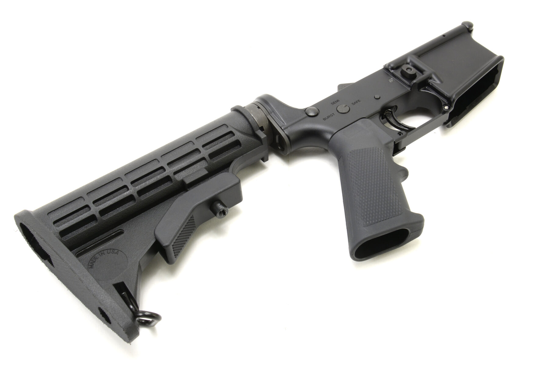 BKF M4 Carbine Complete Lower Receiver - Black Anodized