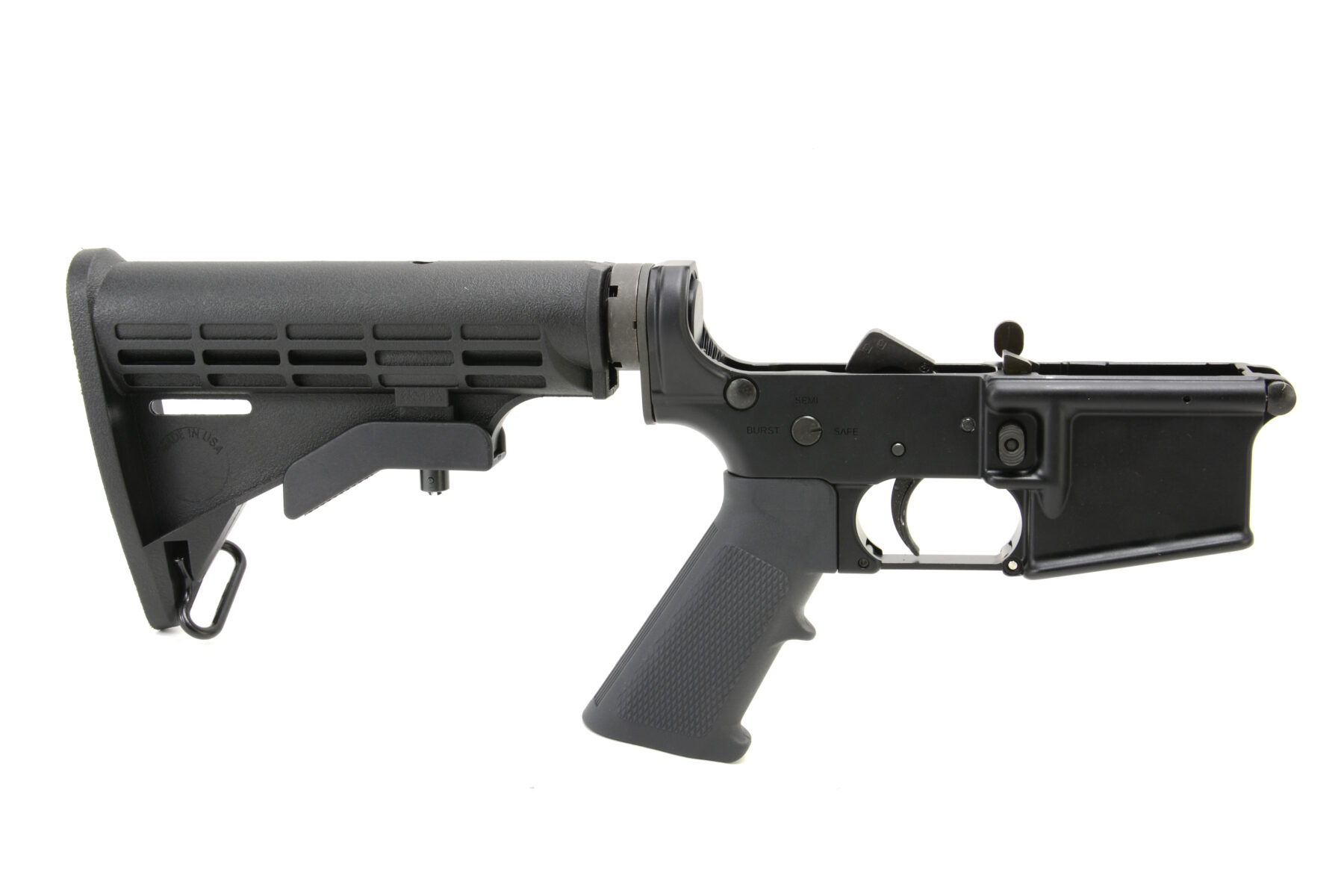 BKF M4 Carbine Complete Lower Receiver - Black Anodized