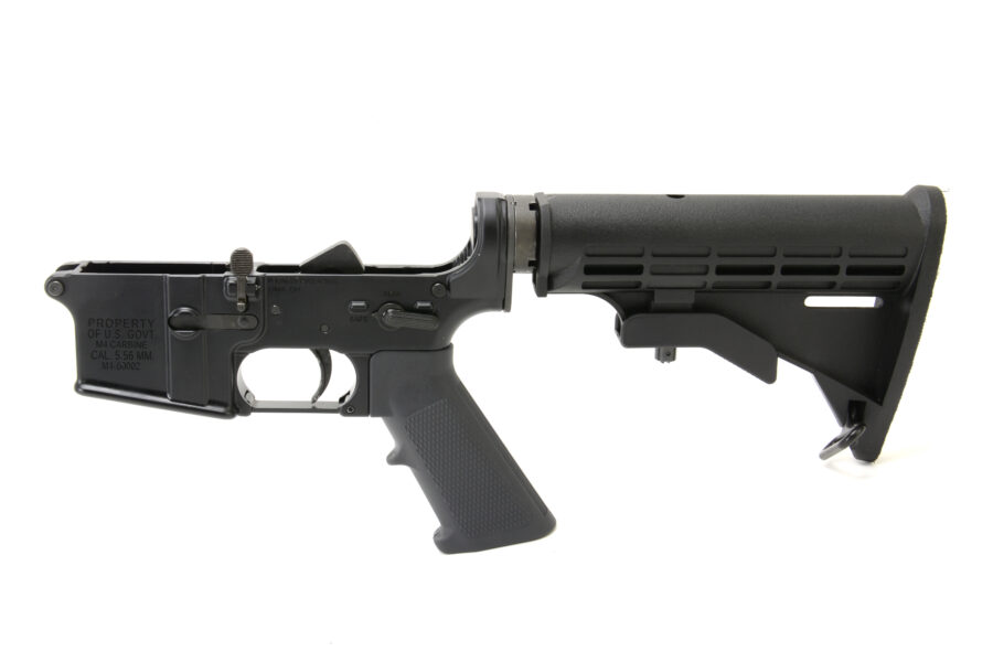 BKF M4 Carbine Complete Lower Receiver - Black Anodized
