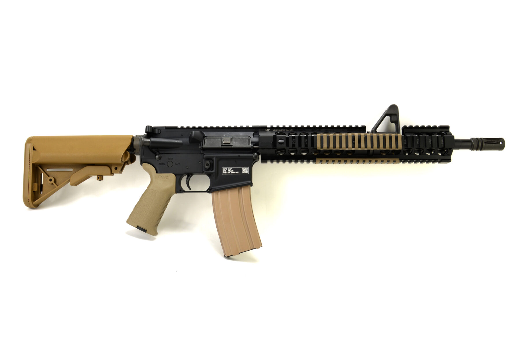 BKF M4A1 SOPMOD Block 2 - 14.5" 5.56 Nato - Anodized (With Armory Style ...