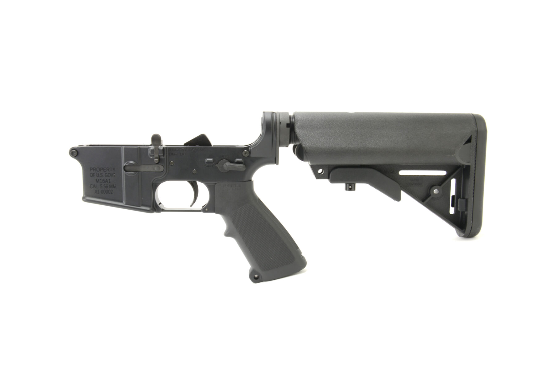 BKF M16A1 Complete Sopmod MK12 Lower Receiver - Black Anodized BKF M16A1 Complete Sopmod MK12 ...