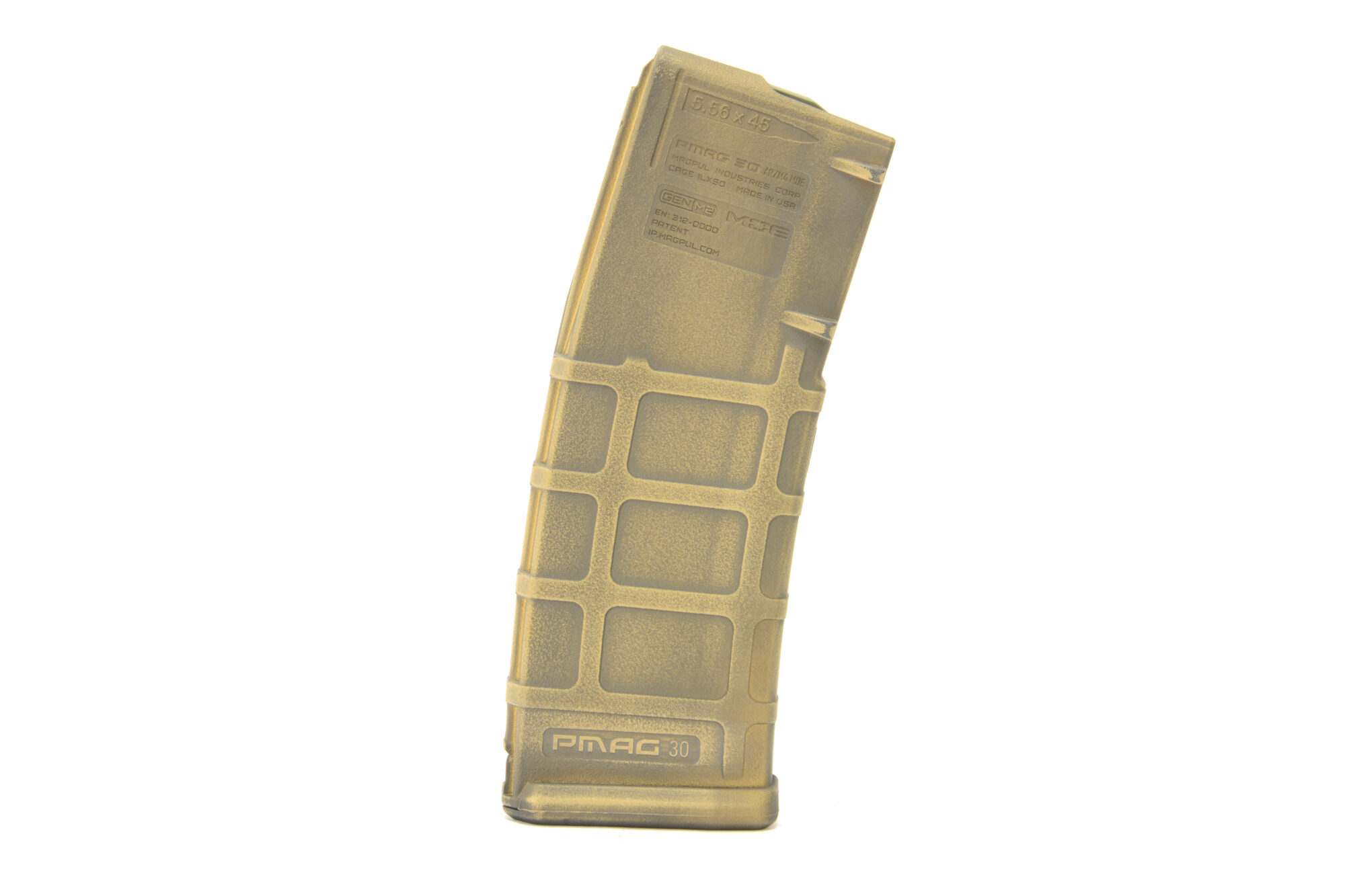 Magpul Pmag Moe 5.56 30rd - Gold Battleworn Cerakote