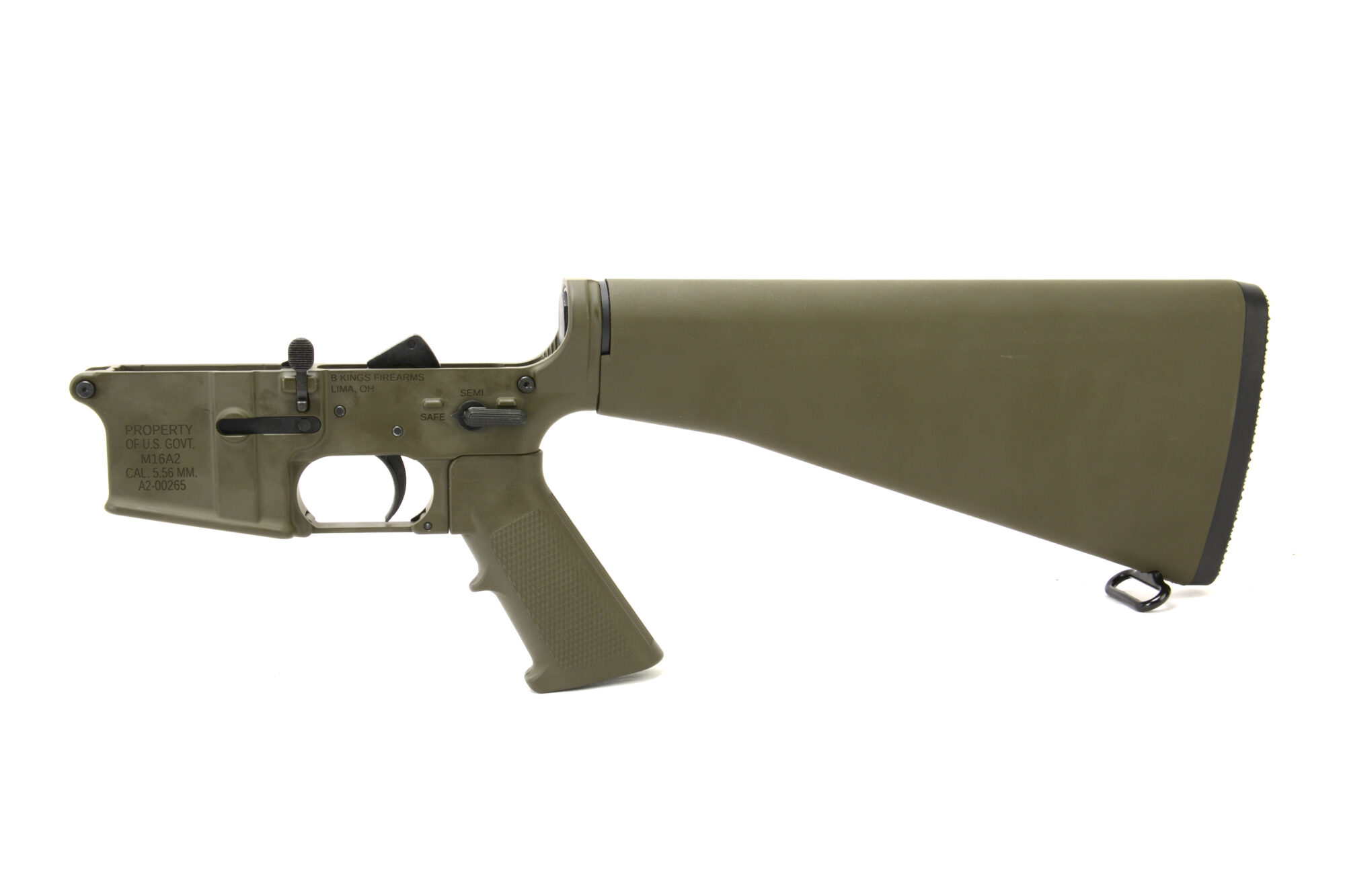 BKF M16A2 Complete Rifle Lower Receiver - Colt Grey Anodized