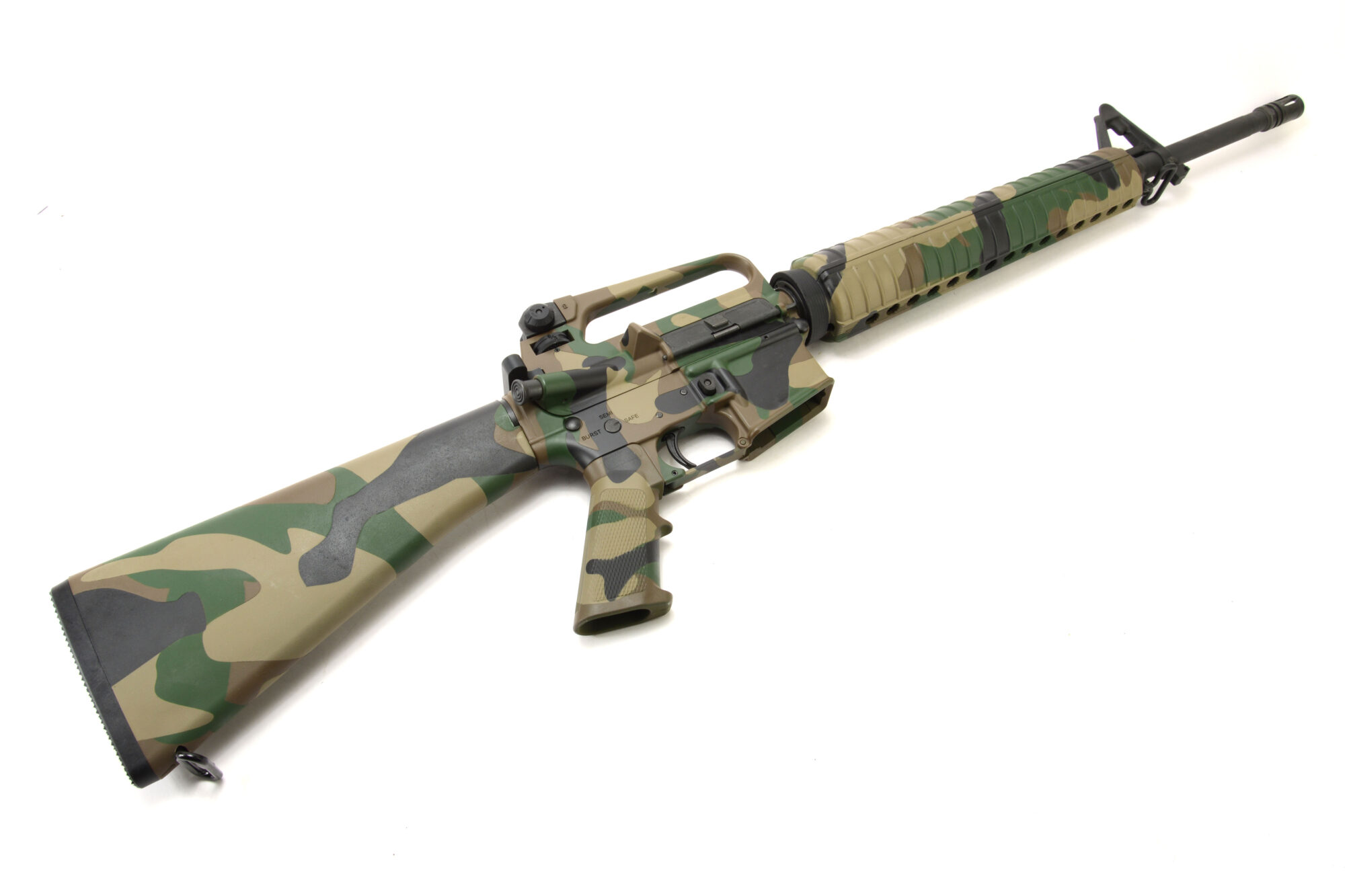 BKF M16A2 20" Chrome Lined Phos 1/7 Twist 5.56 Nato Retro Rifle - M81 ...